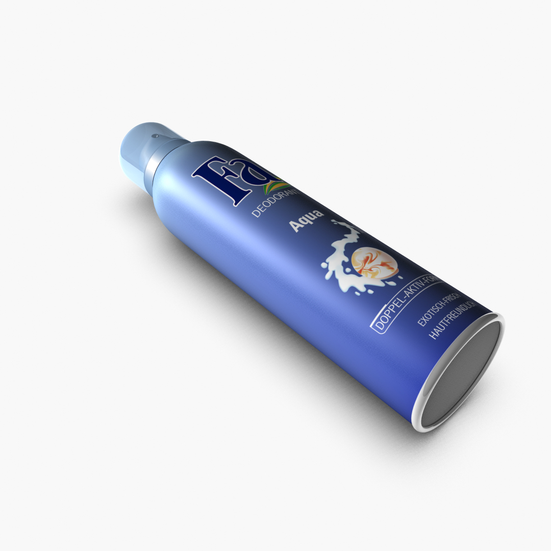 3d Model Fa Spray Deodorant