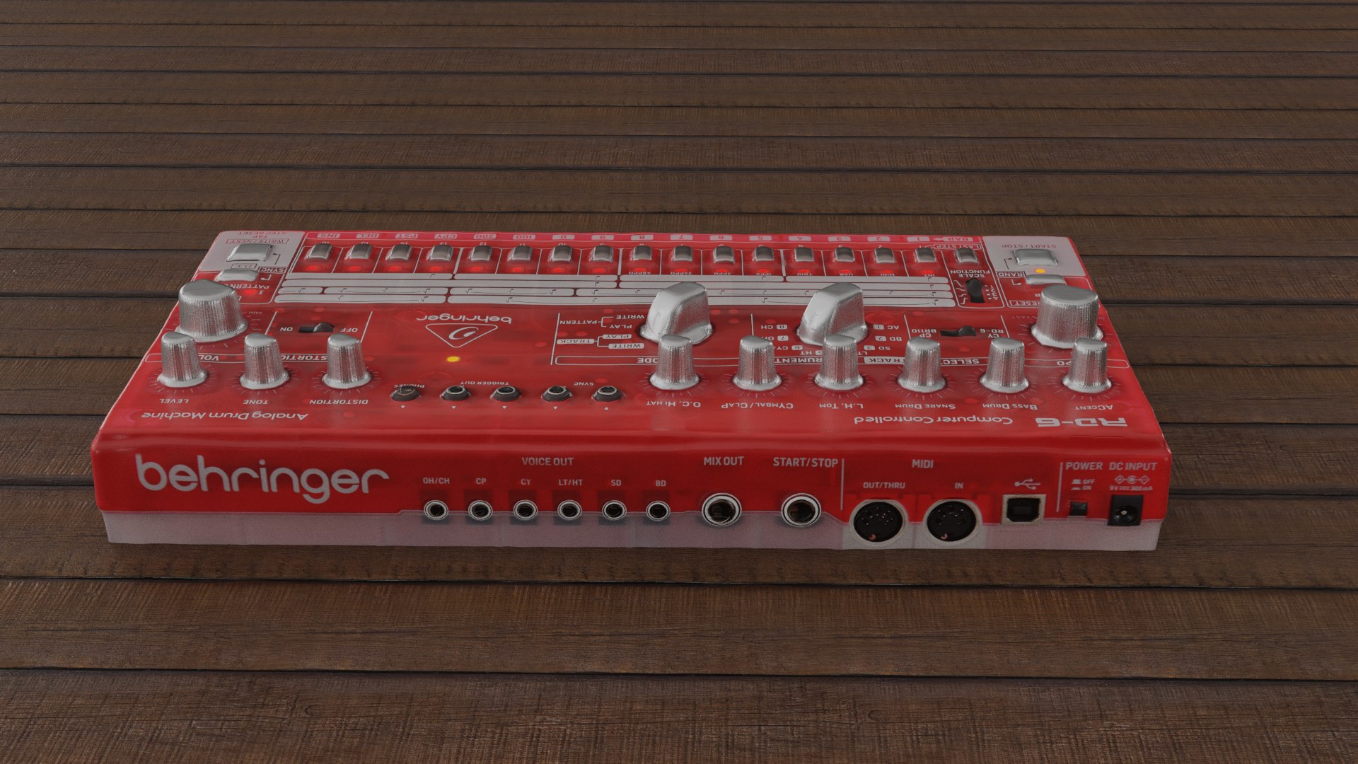 3D Behringer RD-6-RD - TurboSquid 2389611