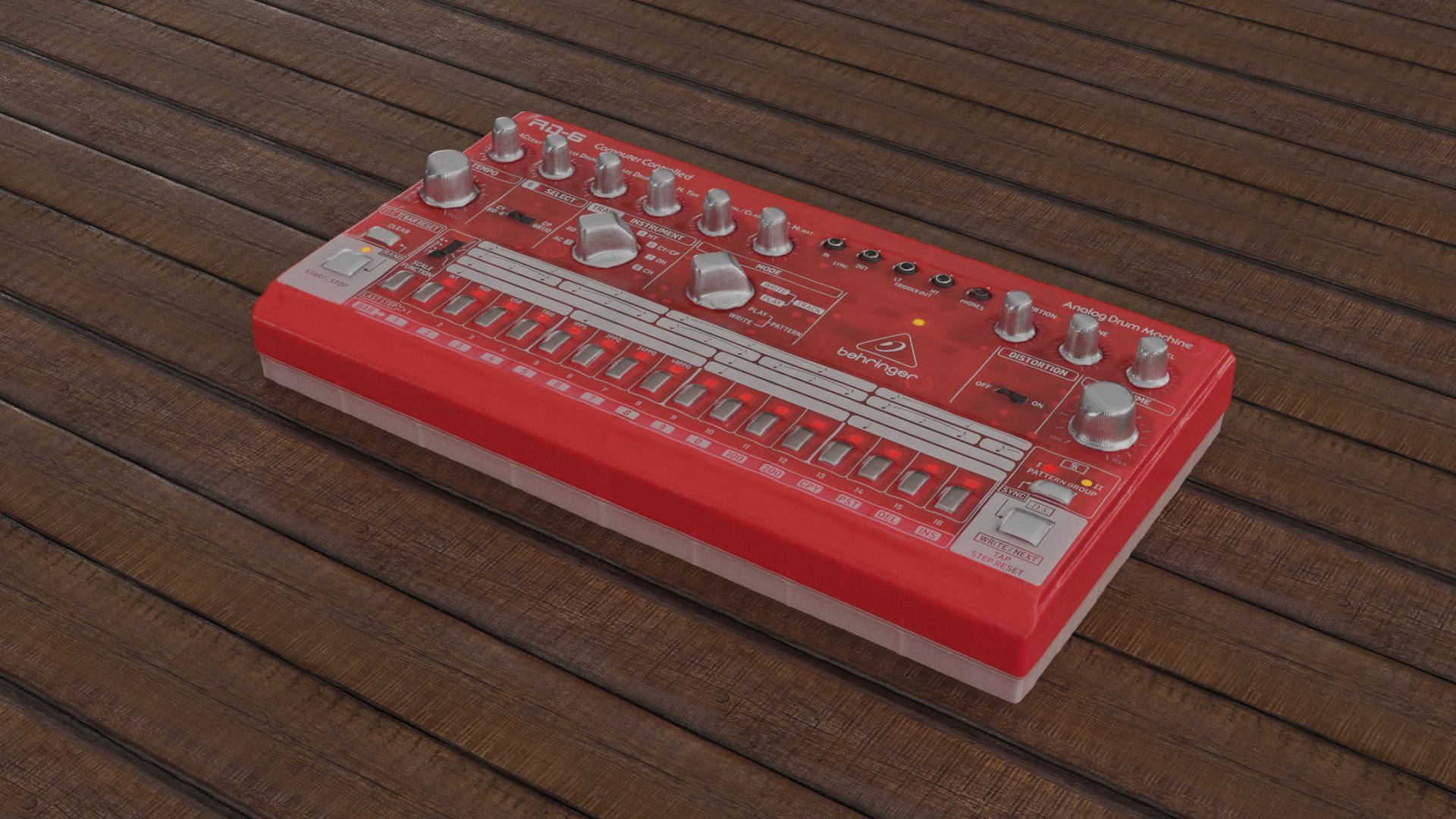 3D Behringer RD-6-RD - TurboSquid 2389611