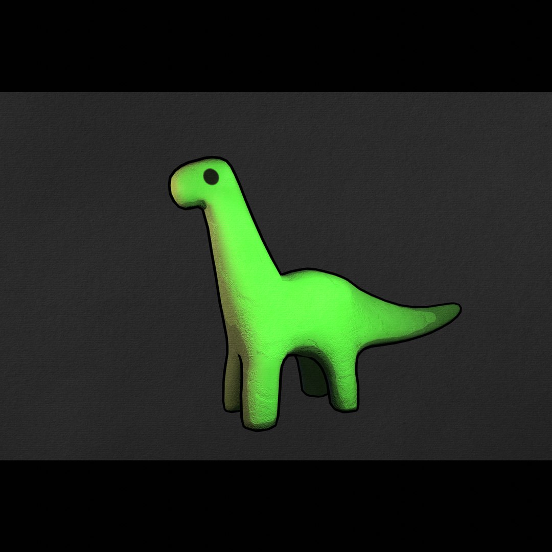 Bronto Lowpoly 3D Model - TurboSquid 2377961