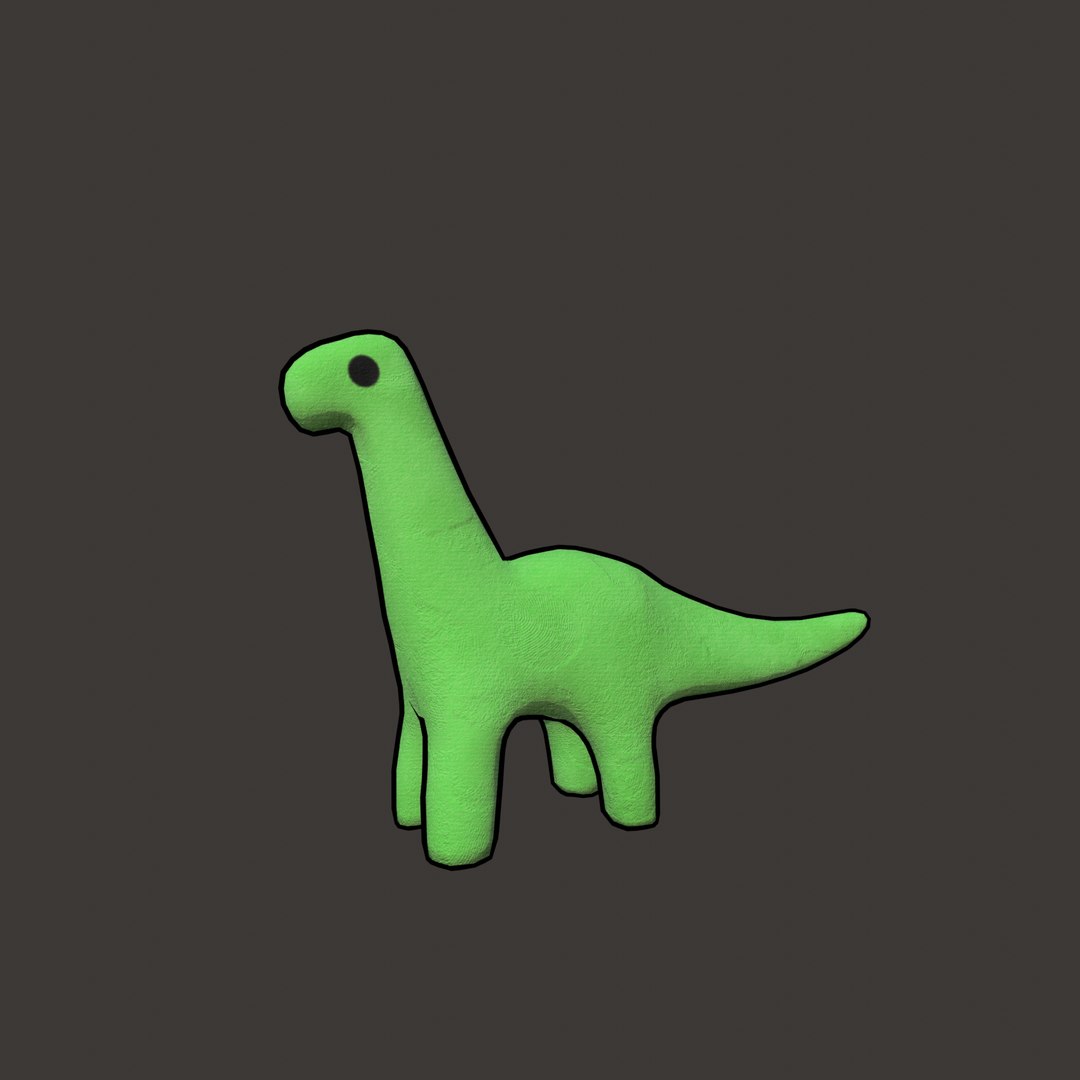 Bronto Lowpoly 3D Model - TurboSquid 2377961