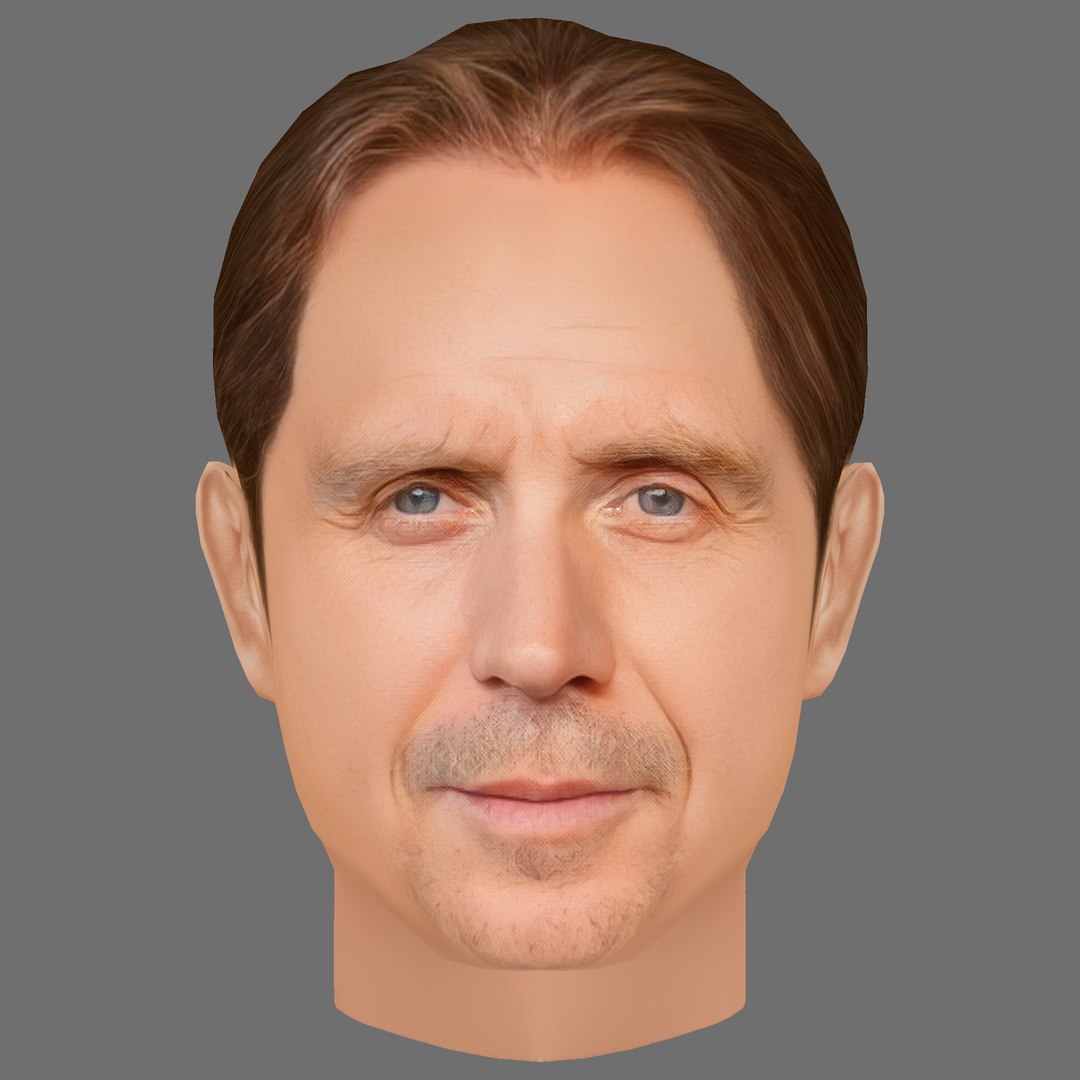 Rhys Ifans Head - Low Poly Head For Game 3D Model - TurboSquid 2297803