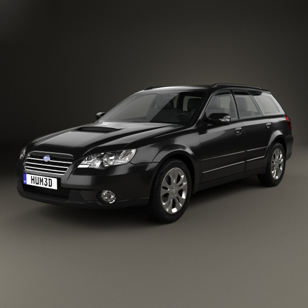 Subaru outback 2008 3D model - TurboSquid 1341664