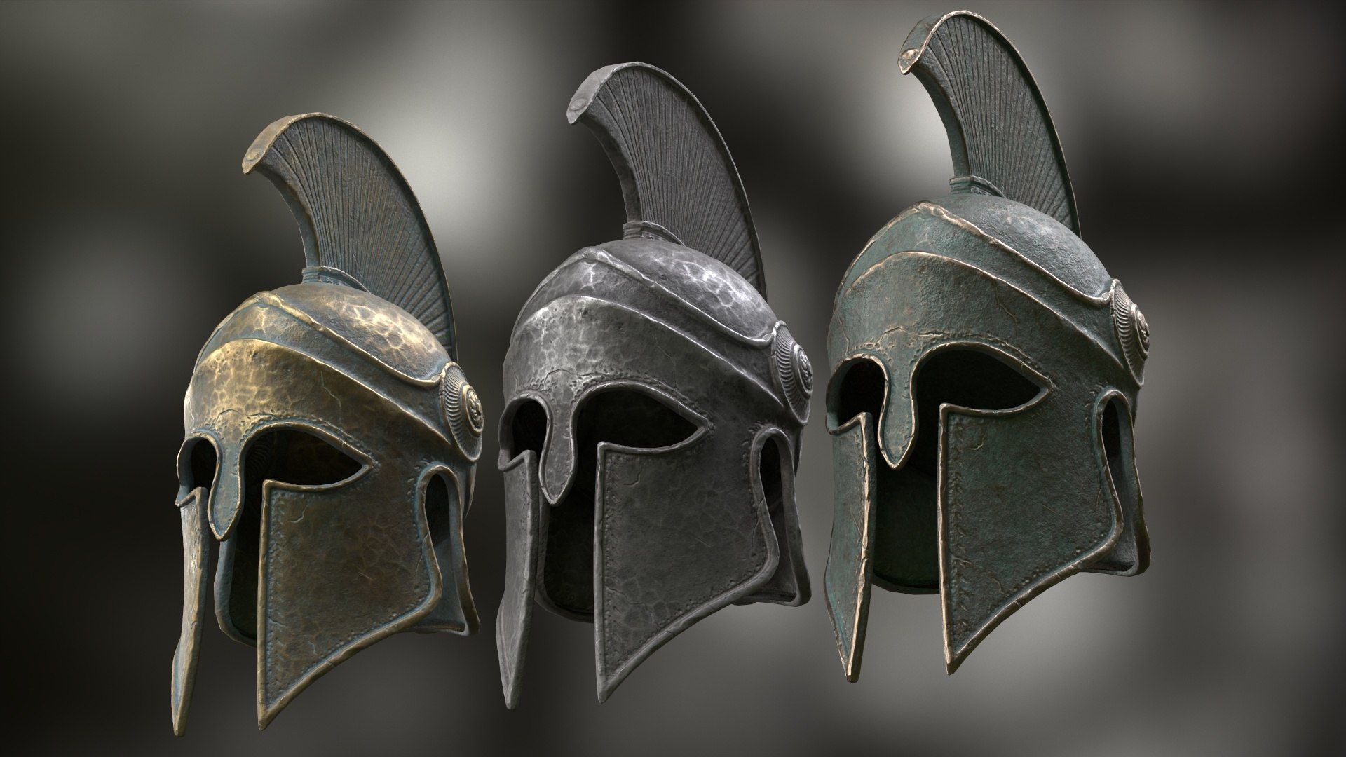 3D Medieval Helmets Model - TurboSquid 1969697