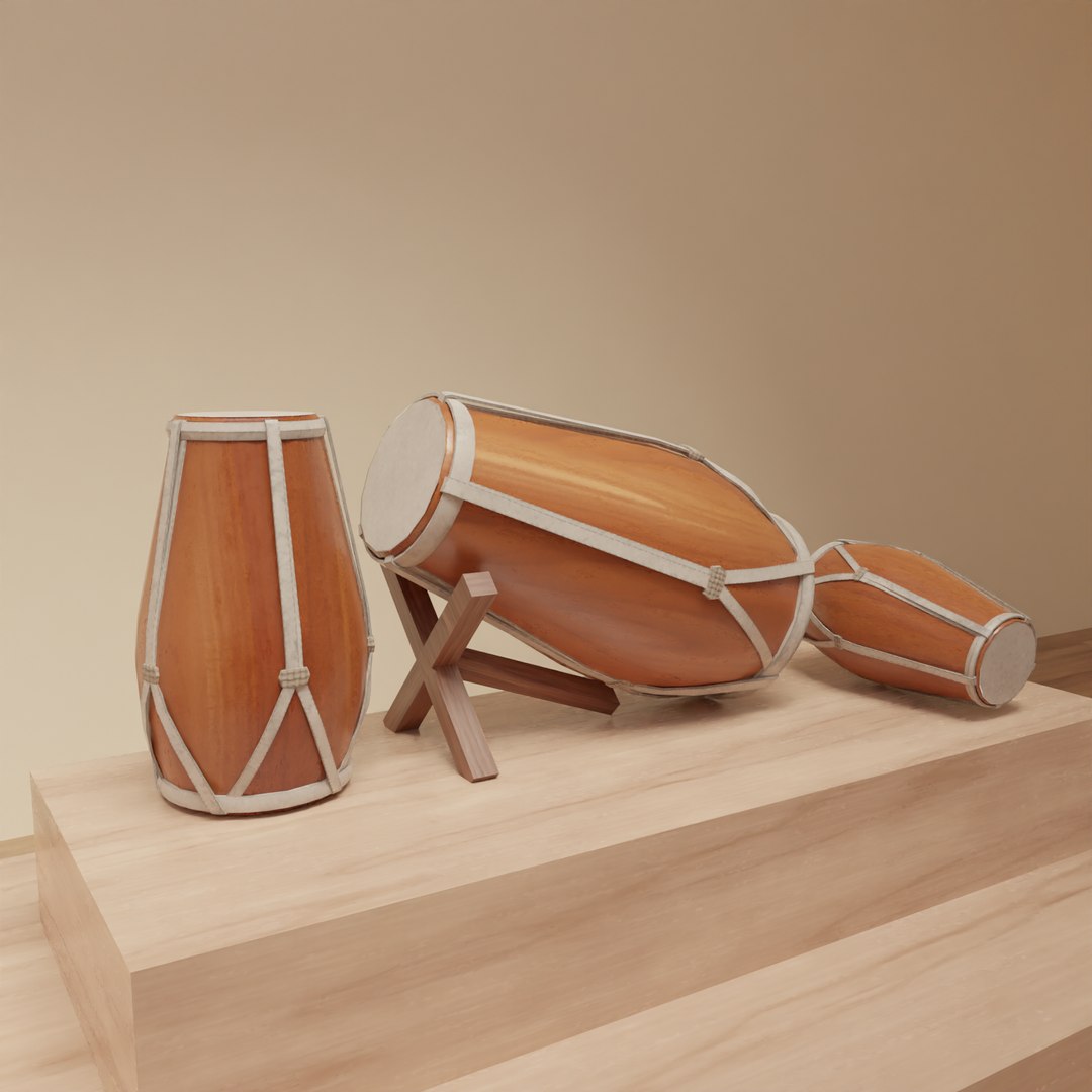 Sundanese Musical Instrument Model - TurboSquid 2085686