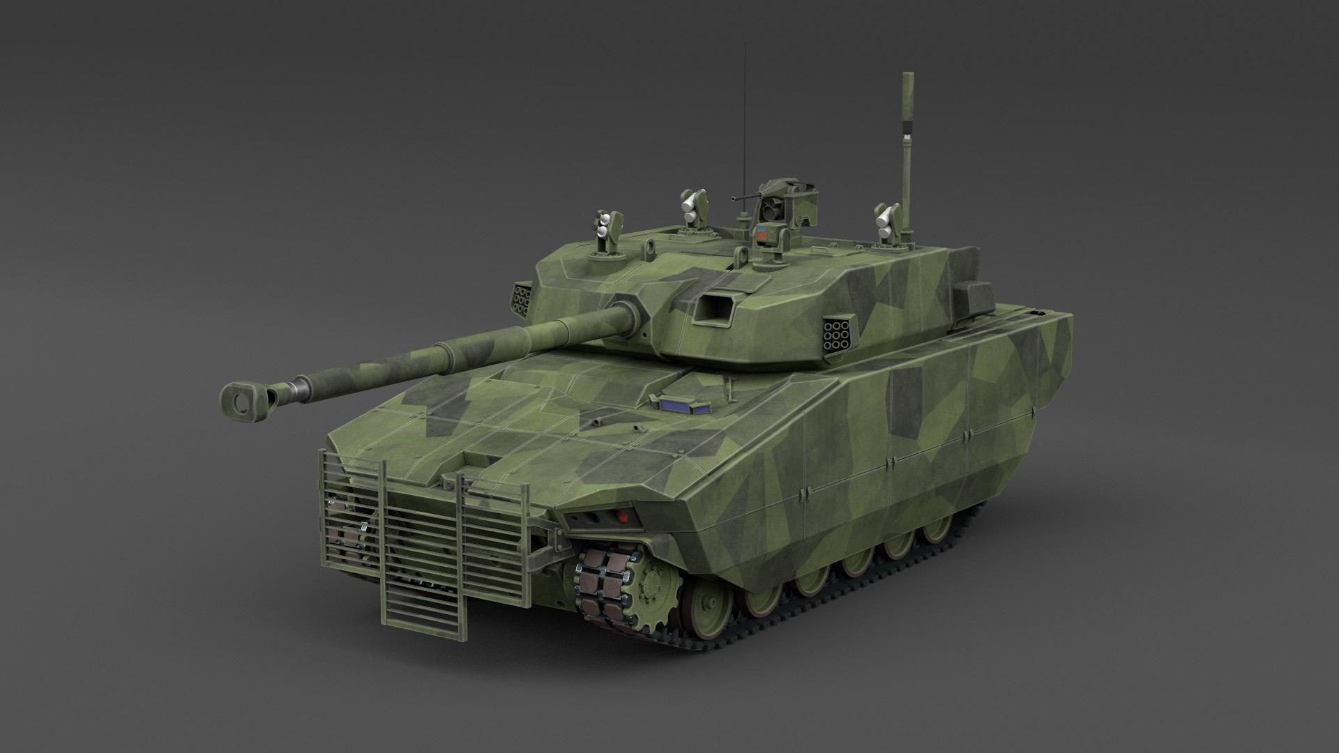 3D General Dynamics Griffin3 105mm Gun - TurboSquid 1858592