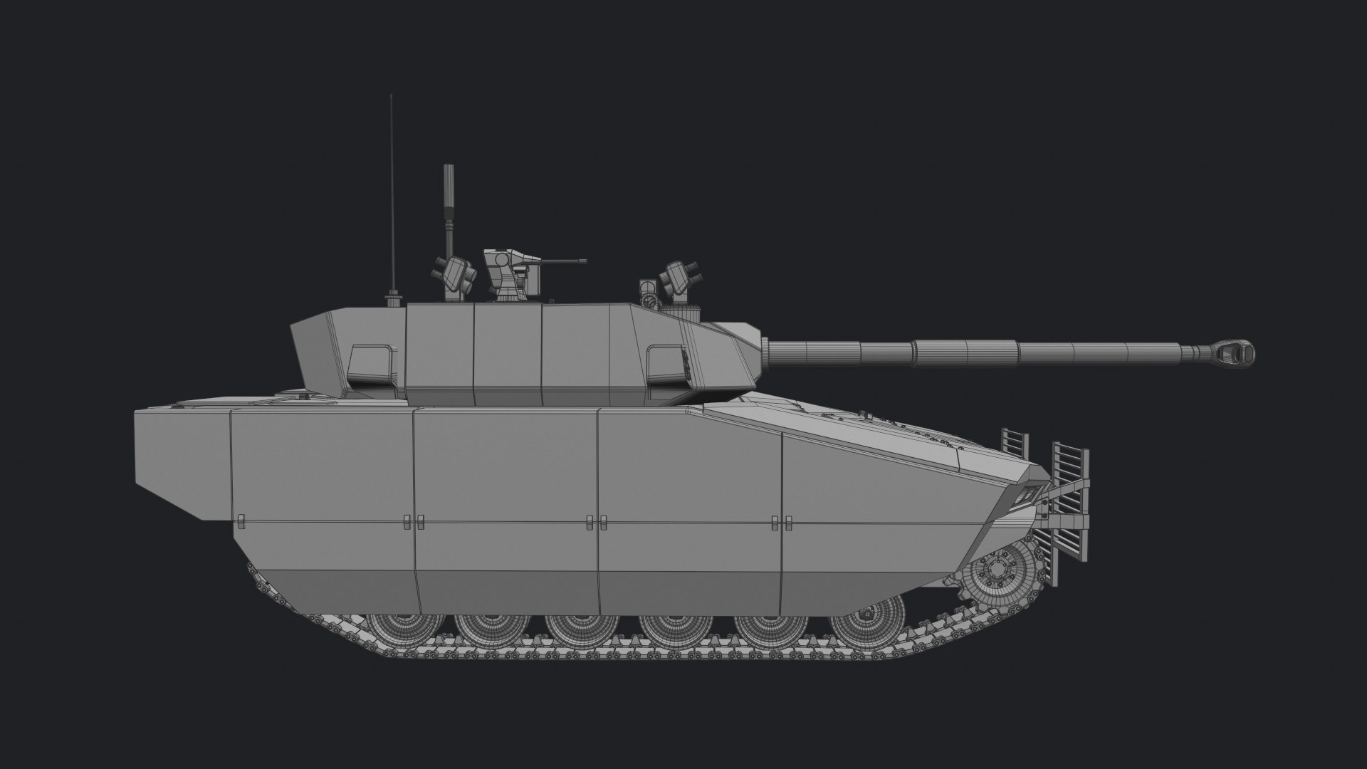 3D General Dynamics Griffin3 105mm Gun - TurboSquid 1858592