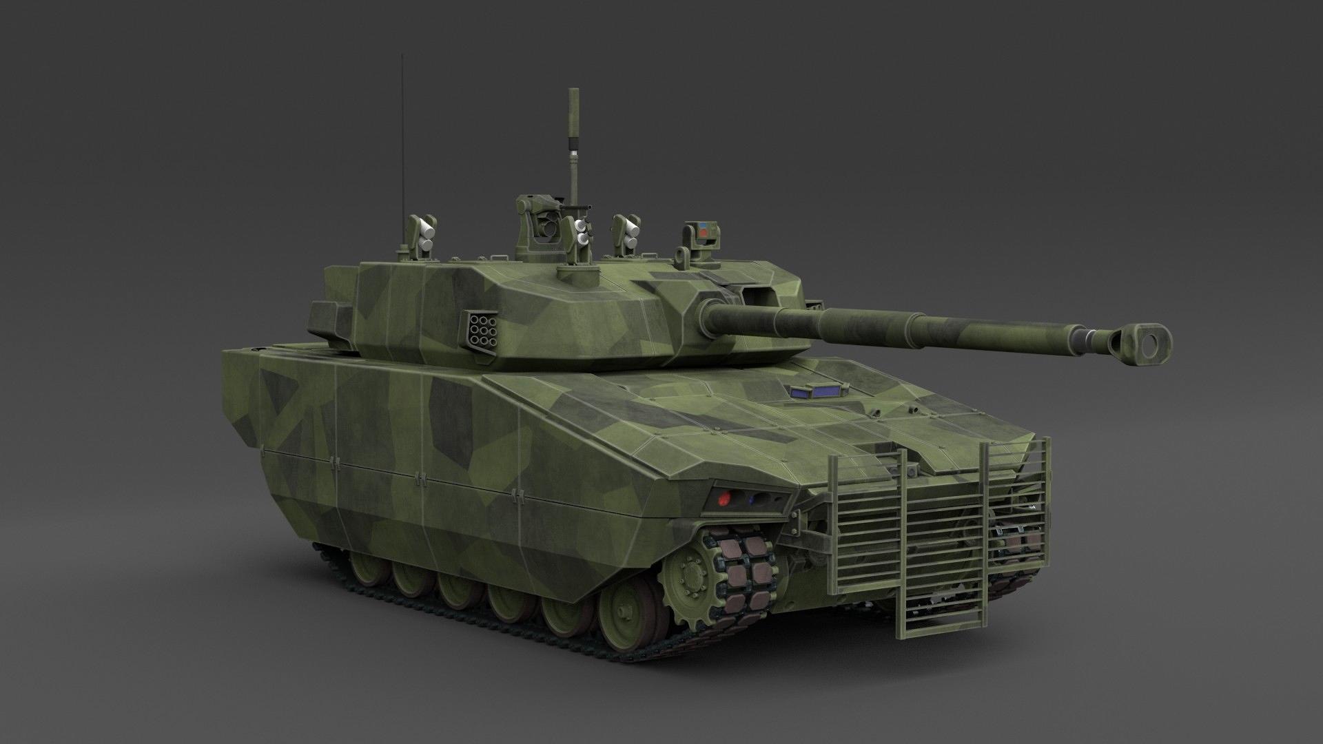 3D General Dynamics Griffin3 105mm Gun - TurboSquid 1858592