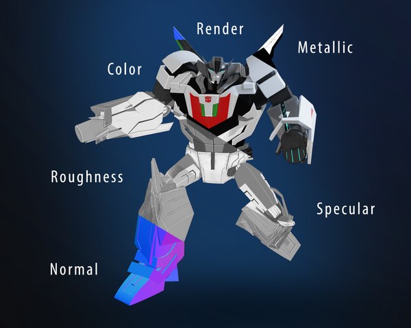 3D Wheeljack Transformers Prime model - TurboSquid 1807911