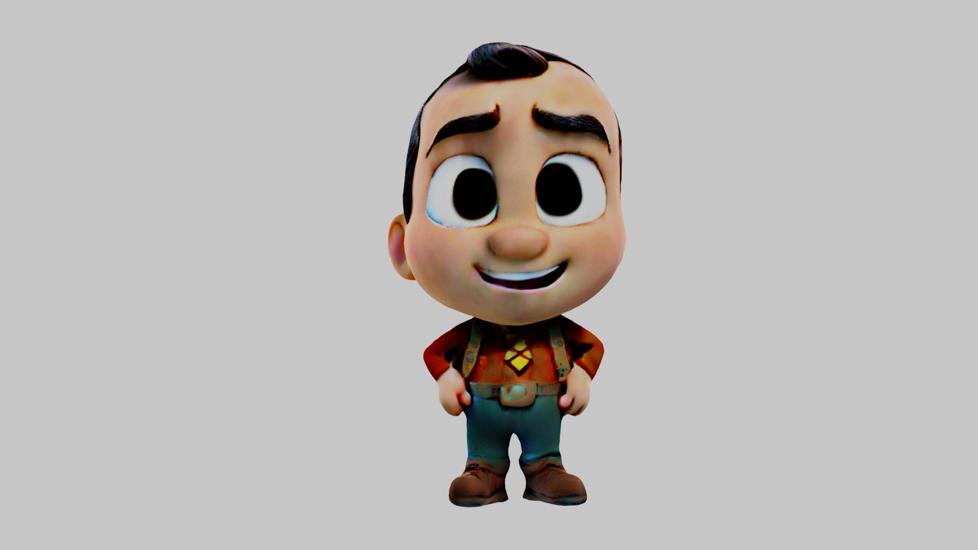 3D Cartoon Character Boy - TurboSquid 2134331