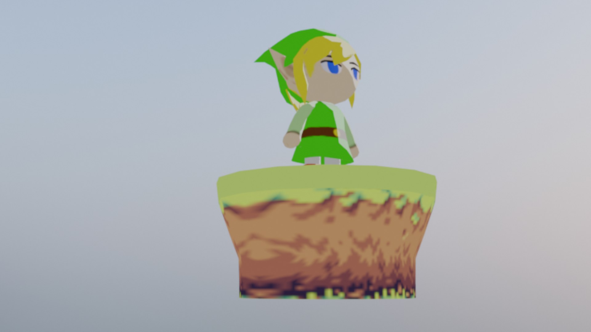 3D Model LEGEND OF ZELDA - MINISH CAP Link W Cap - TurboSquid 2332389