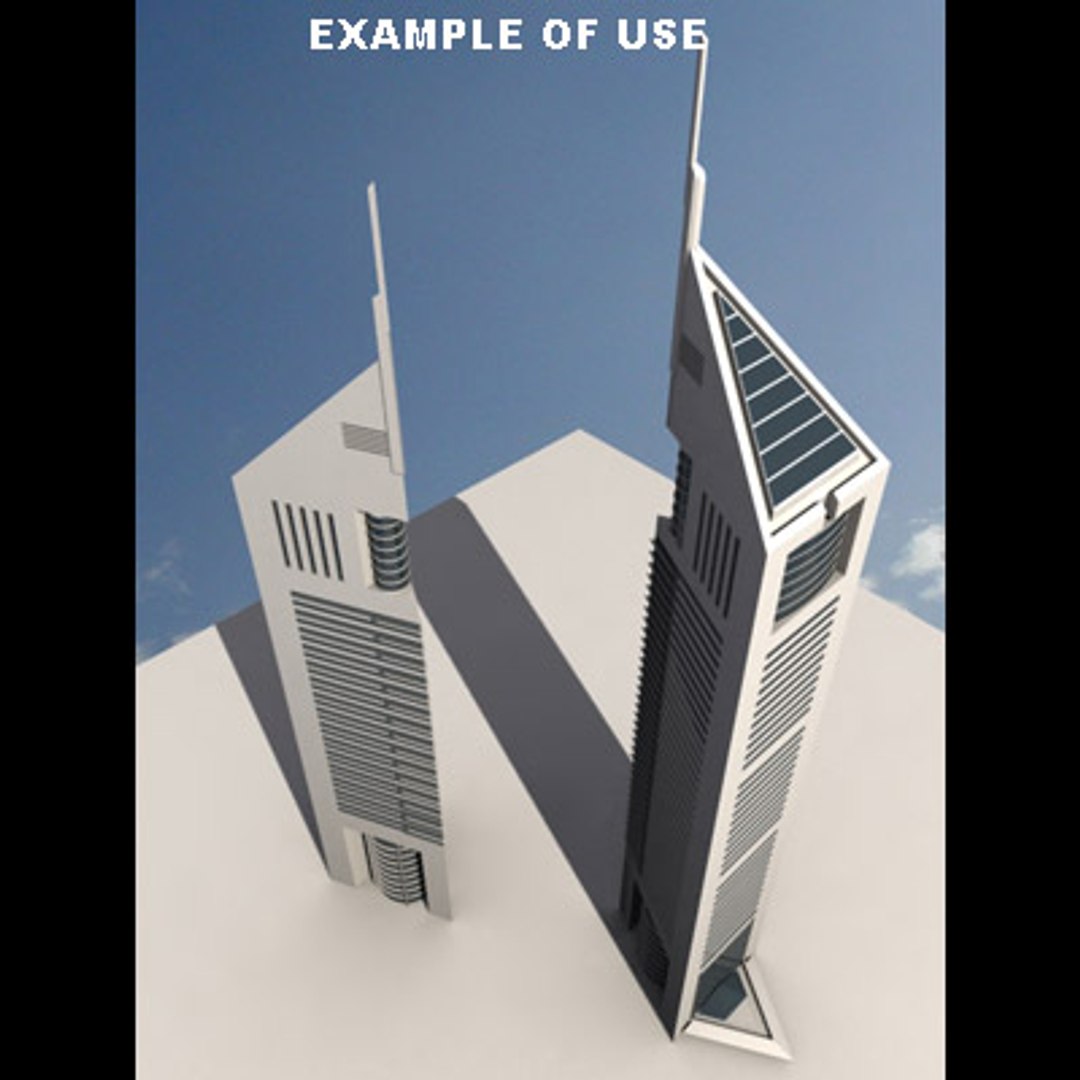 3d Emirates Towers Model