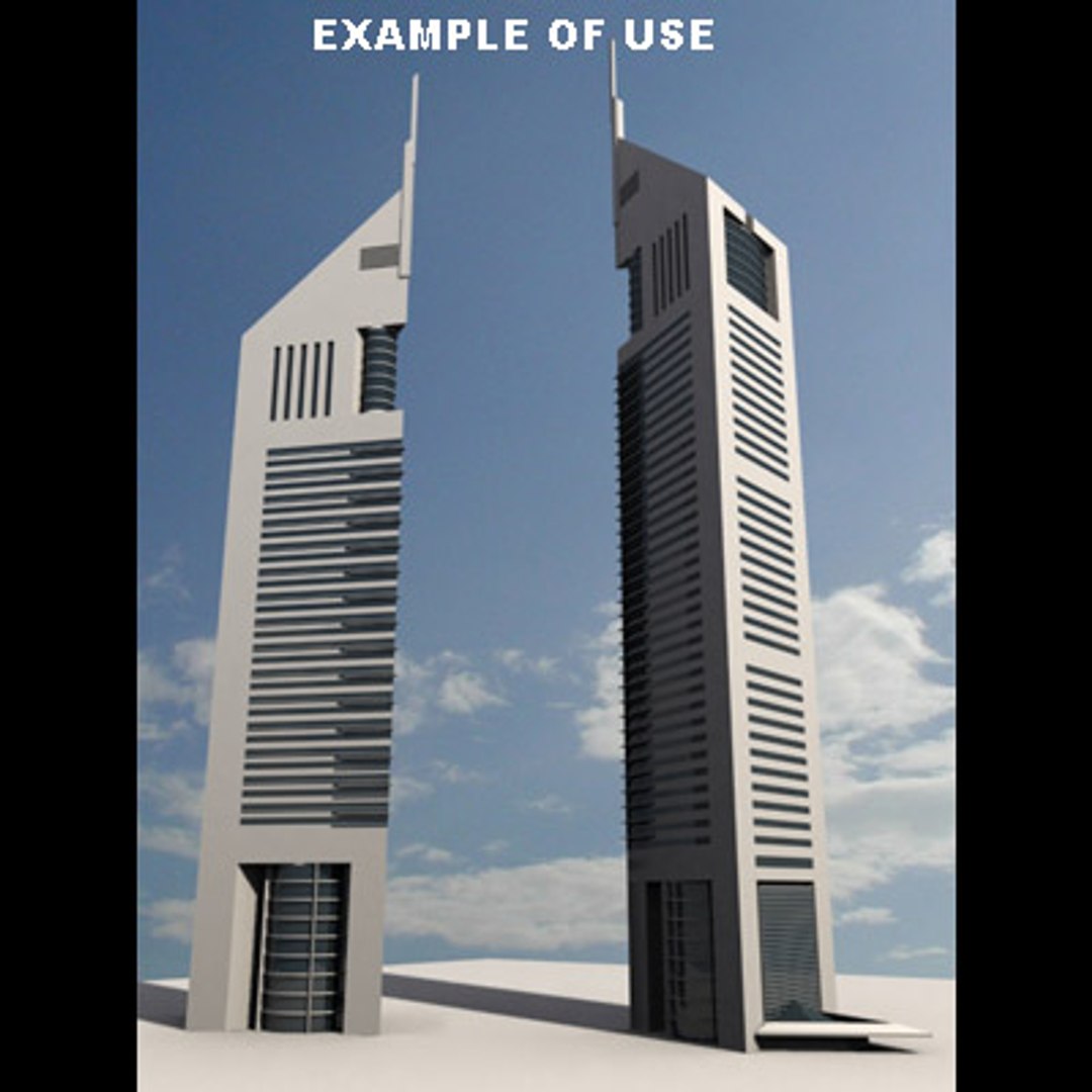 3d Emirates Towers Model