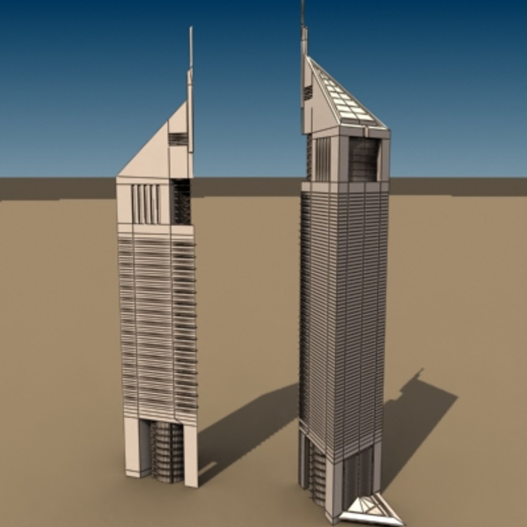 3d Emirates Towers Model