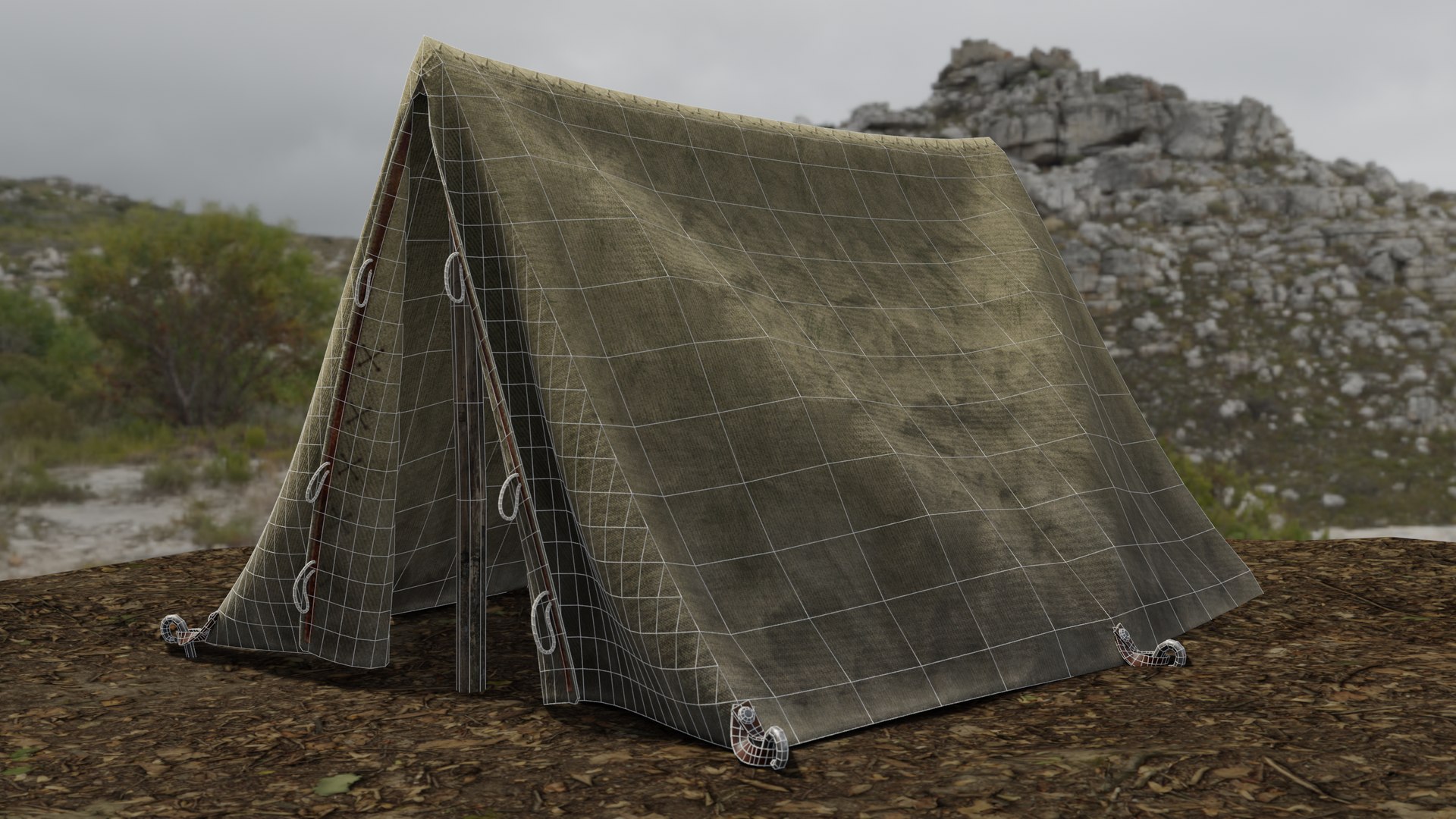 3D Camping Tent - TurboSquid 1877710