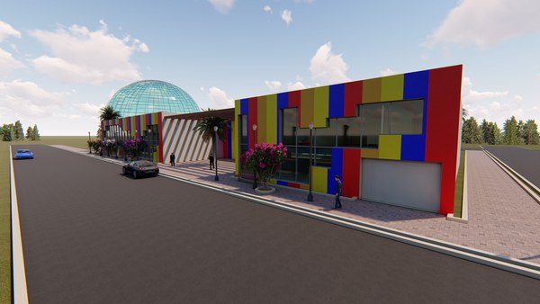 Revit art gallery 3D model - TurboSquid 1468062