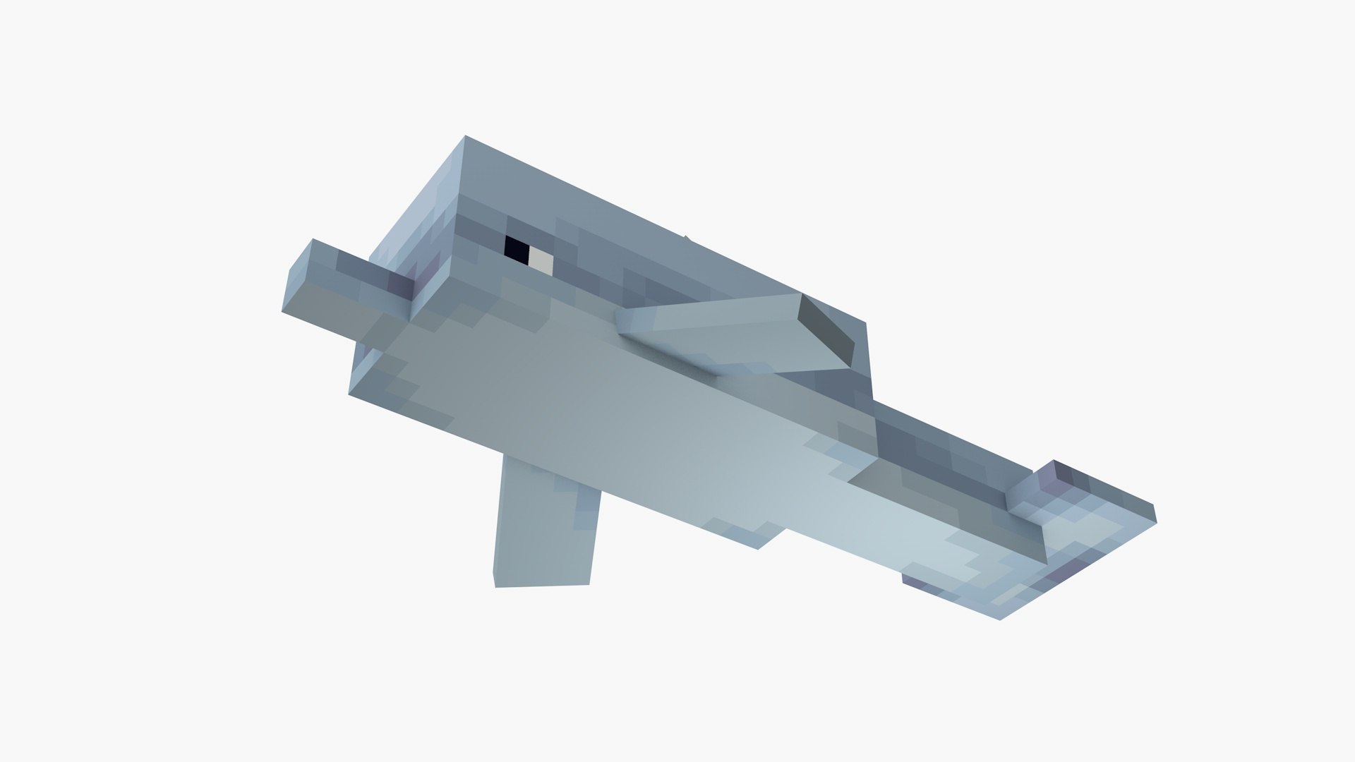 Dolphin Minecraft 3D Model - TurboSquid 2388753