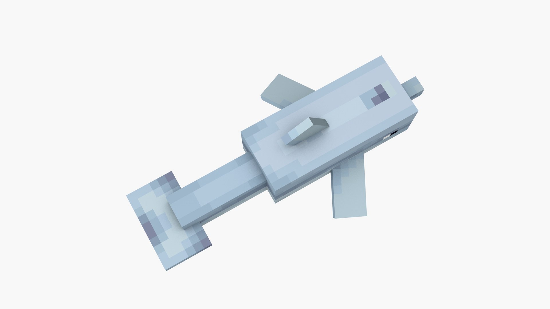 Dolphin Minecraft 3D Model - TurboSquid 2388753