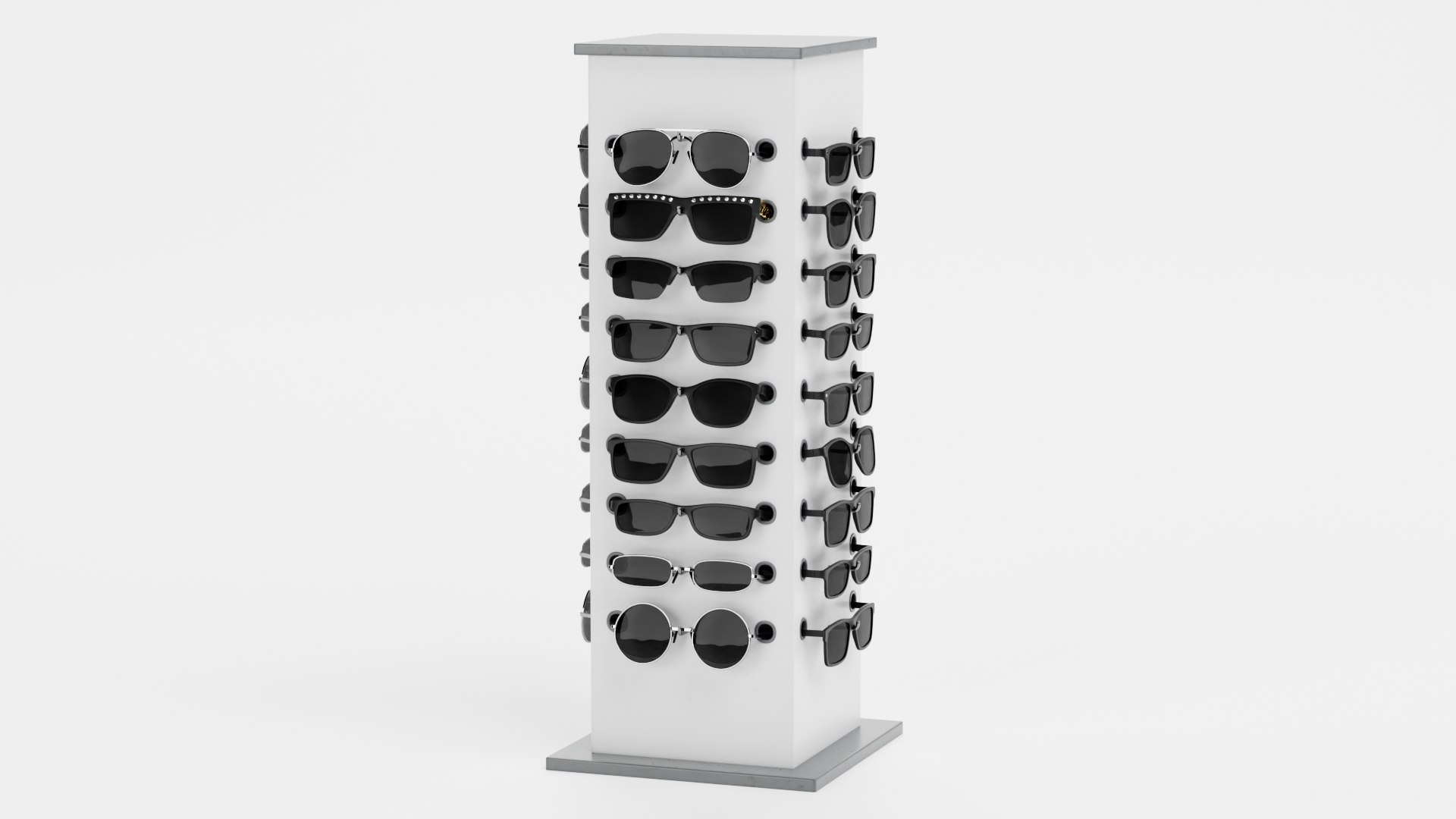 Sunglasses on Stand 01 3D model - TurboSquid 2042725