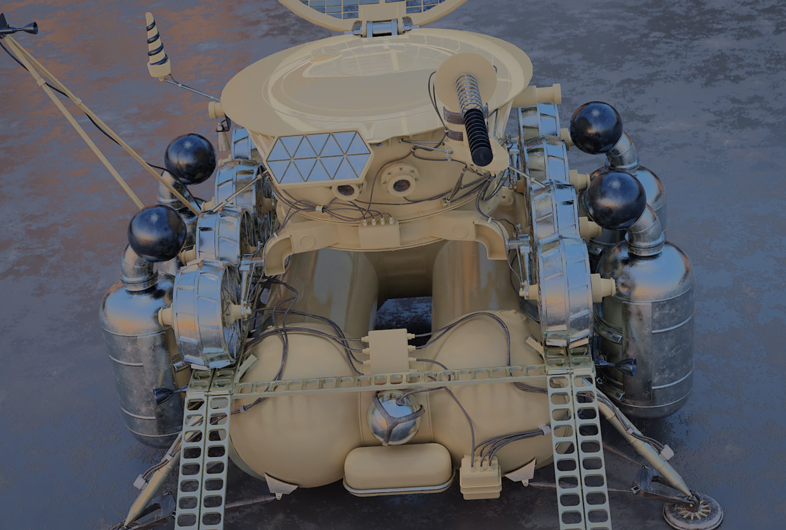 3D Luna 17 Model - TurboSquid 1395372