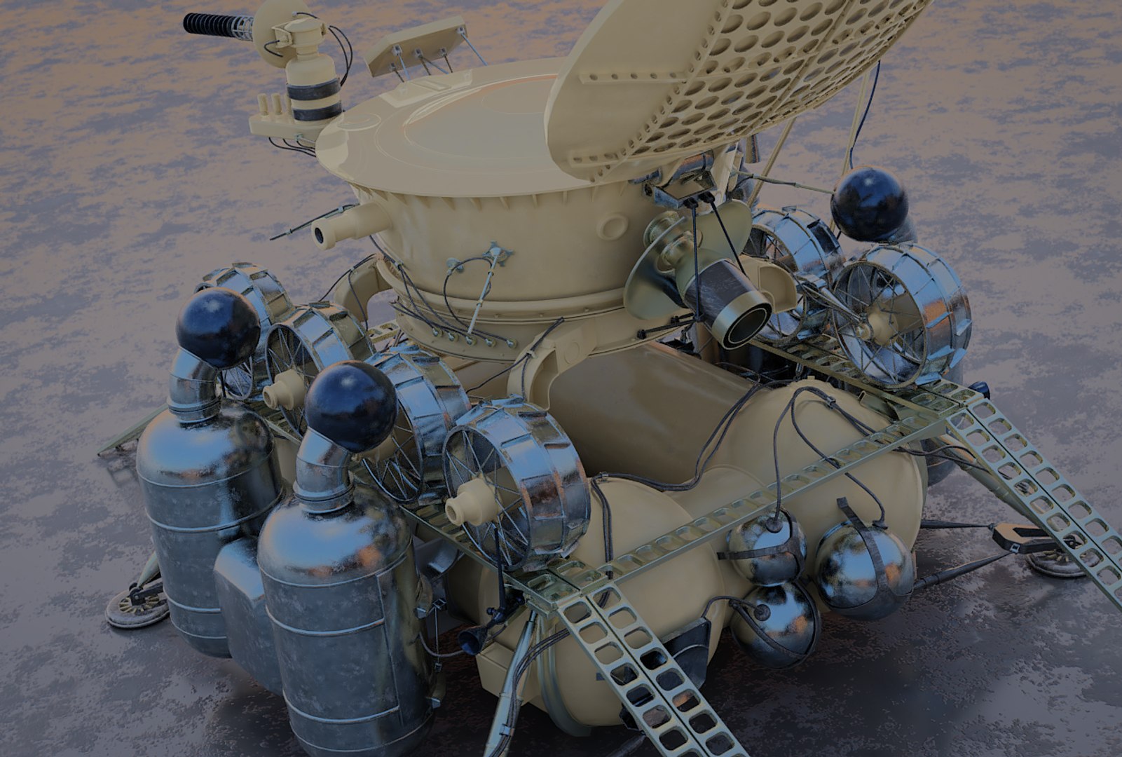 3D Luna 17 Model - TurboSquid 1395372