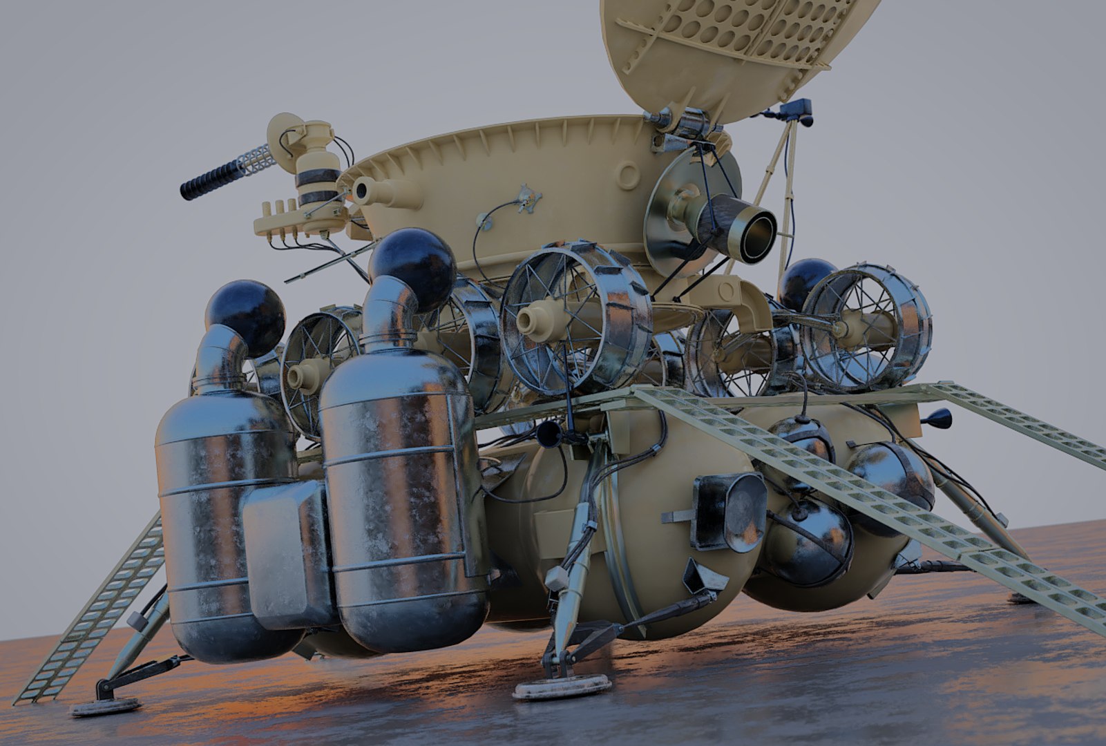 3D Luna 17 Model - TurboSquid 1395372