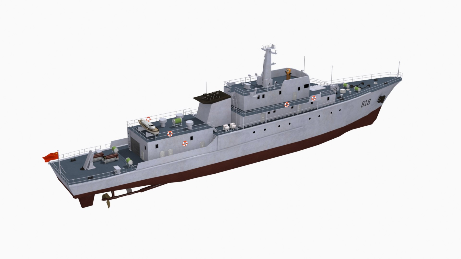 3D Chinese 082 Mine Countermeasure Vessel - TurboSquid 2300238