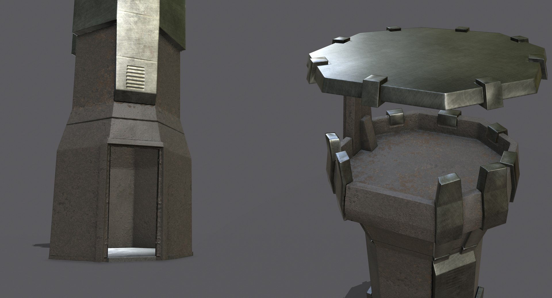 3D Model Tower Military Ready - TurboSquid 1255570