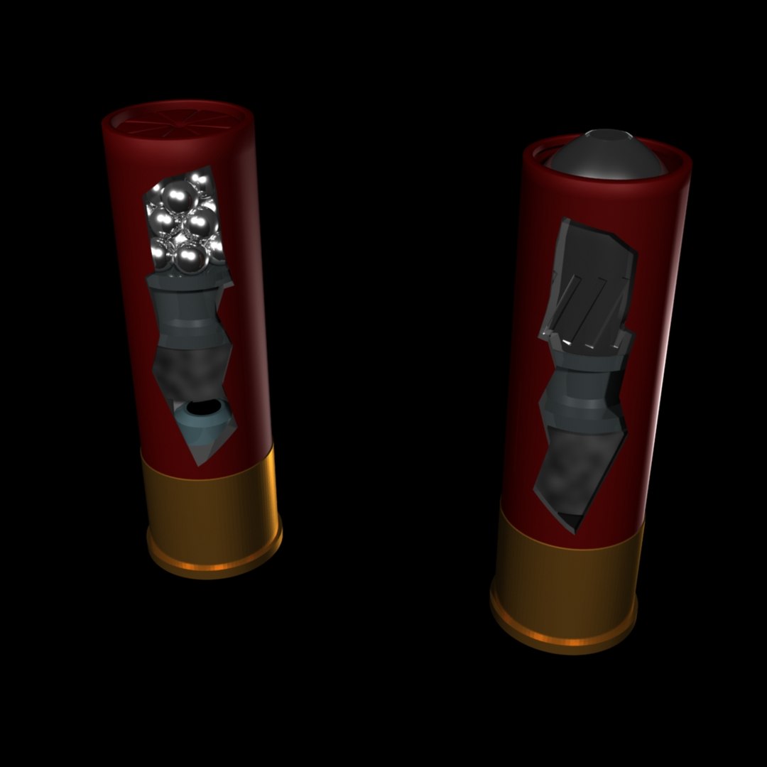 3d shotgun shell