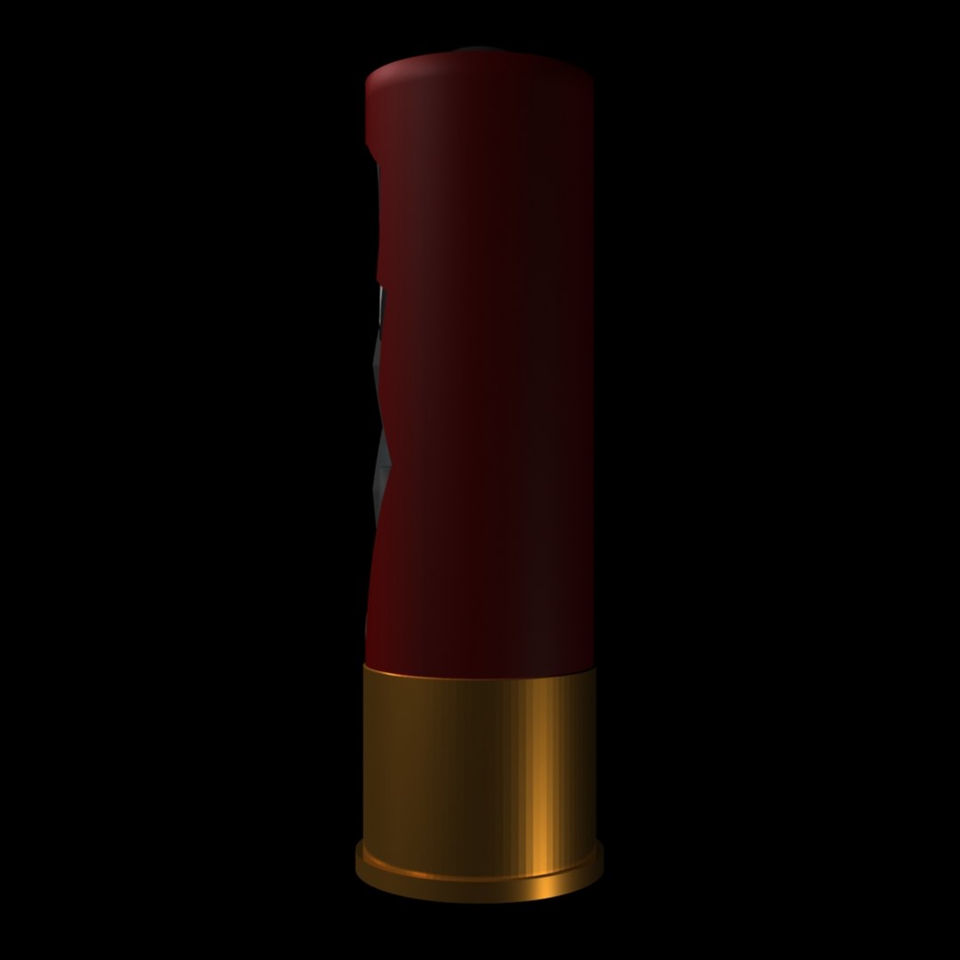 3d shotgun shell