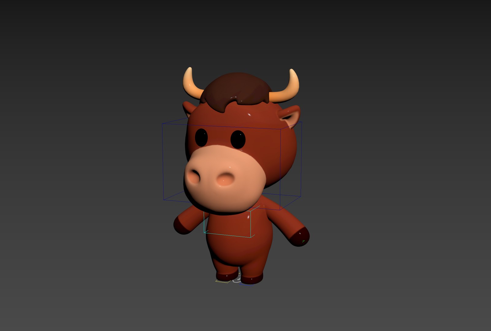 Character138 Rigged Bull 3D Model - TurboSquid 1761465