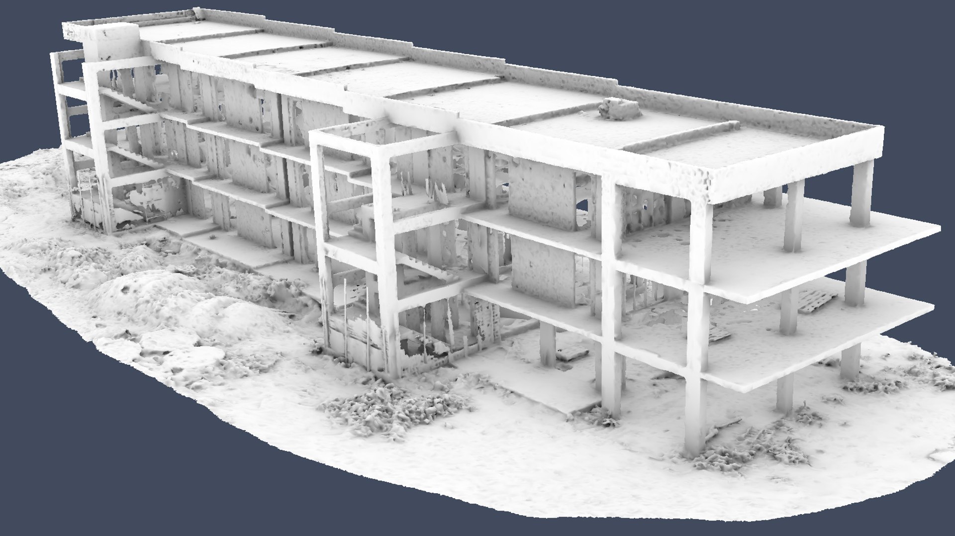 The building is under construction 2 3D model - TurboSquid 1975227