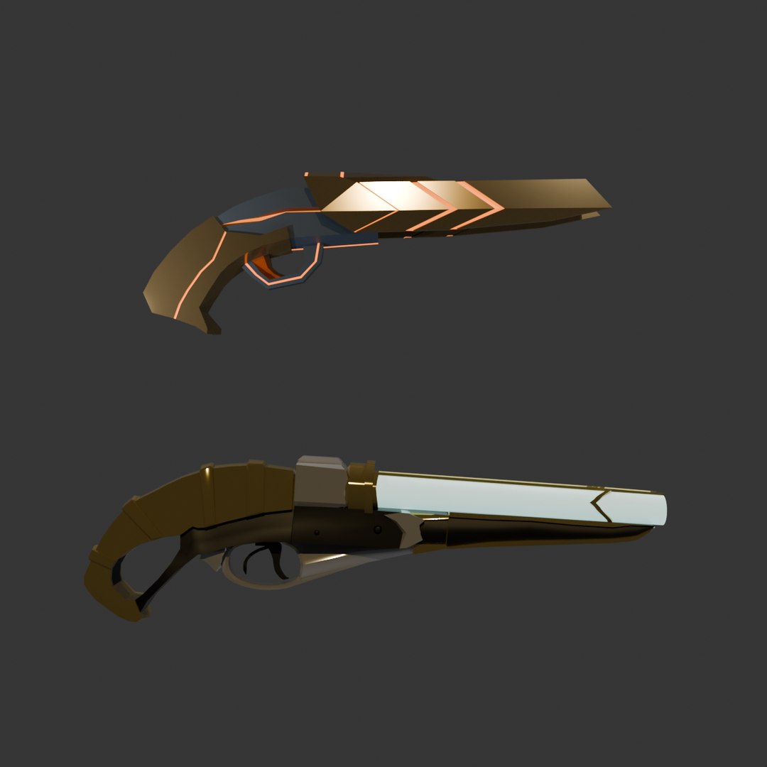 Free Magical Arcane Shotgun Pack 3D Model - TurboSquid 2225328