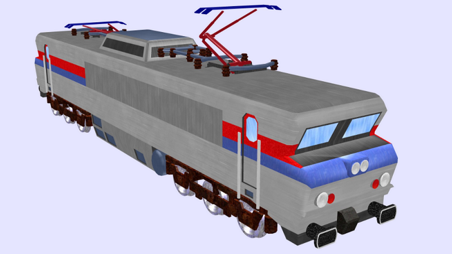 Cc 21000 electric locomotive 3D model - TurboSquid 1713554