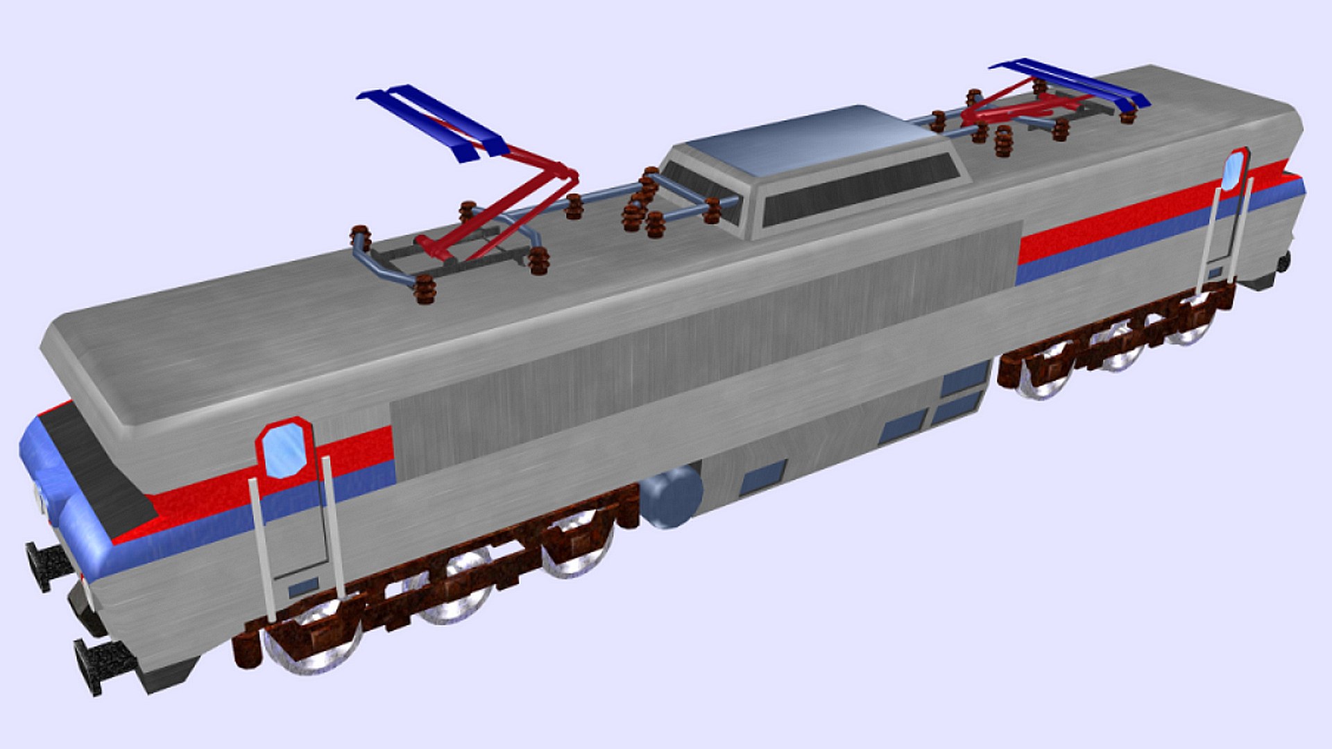 Cc 21000 electric locomotive 3D model - TurboSquid 1713554