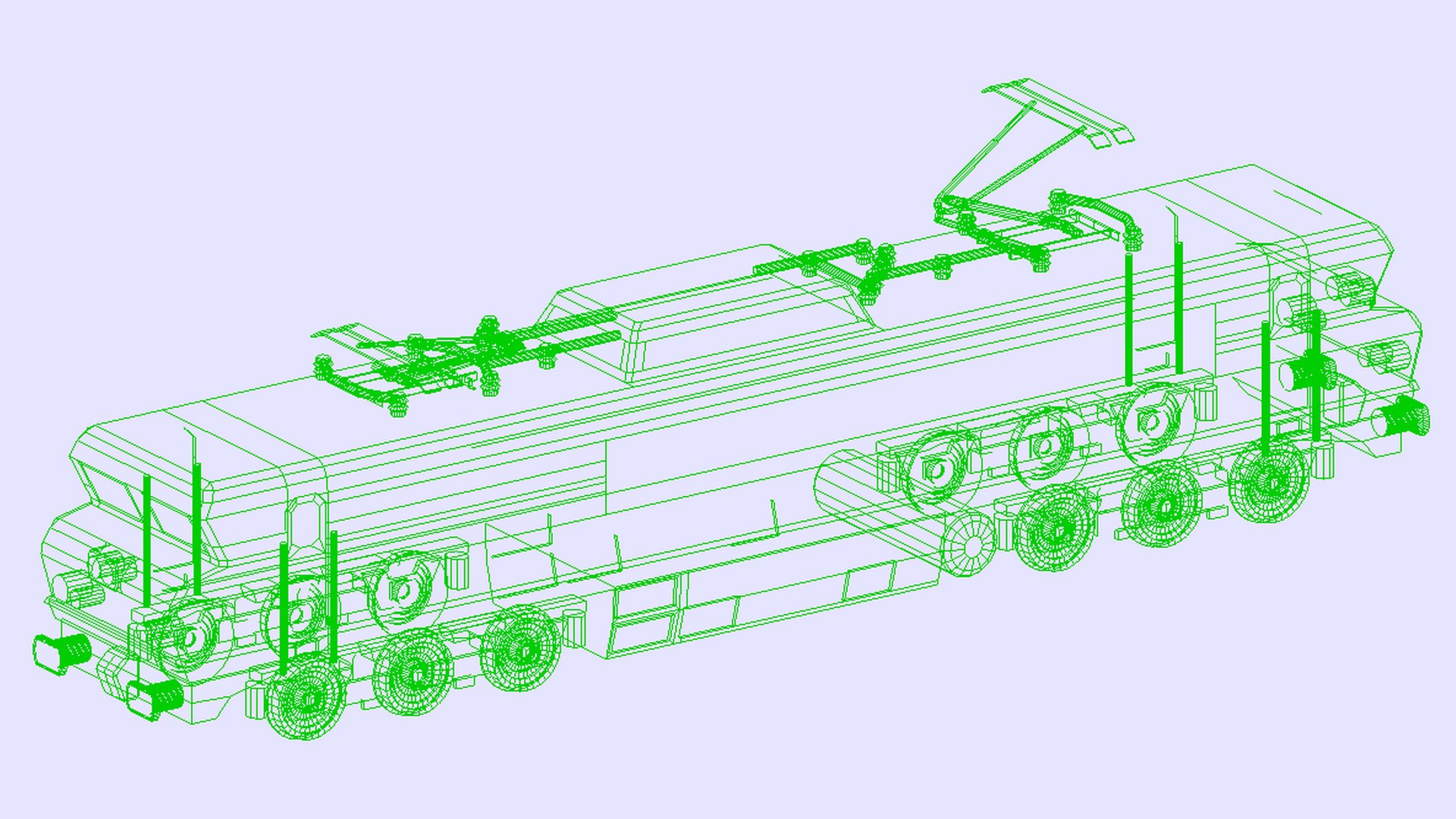 Cc 21000 electric locomotive 3D model - TurboSquid 1713554