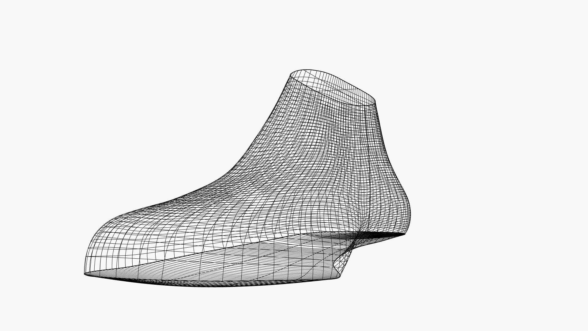 Casual shoe last 3D model - TurboSquid 1805957