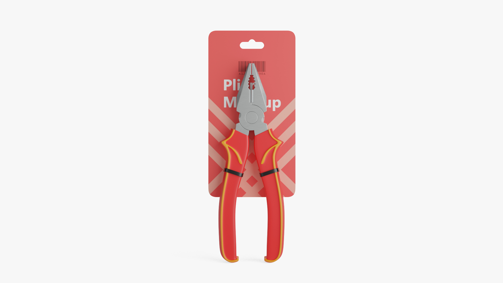 Red pliers packaging 3D - TurboSquid 1668459