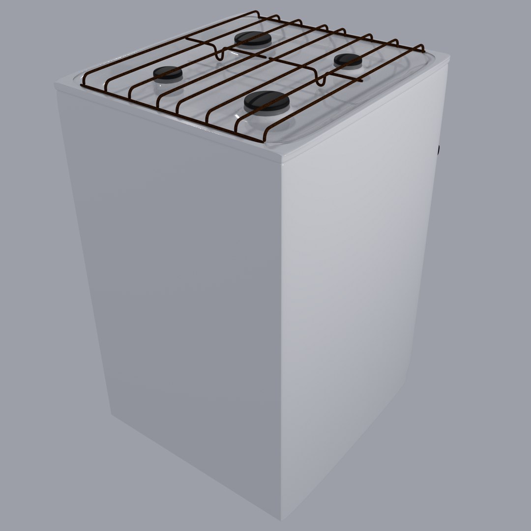 3D Model Gas Cooker Oven - TurboSquid 1562499
