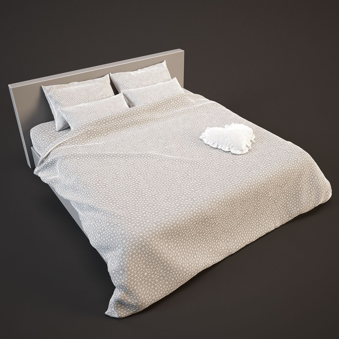 bedcloth bed 3d model
