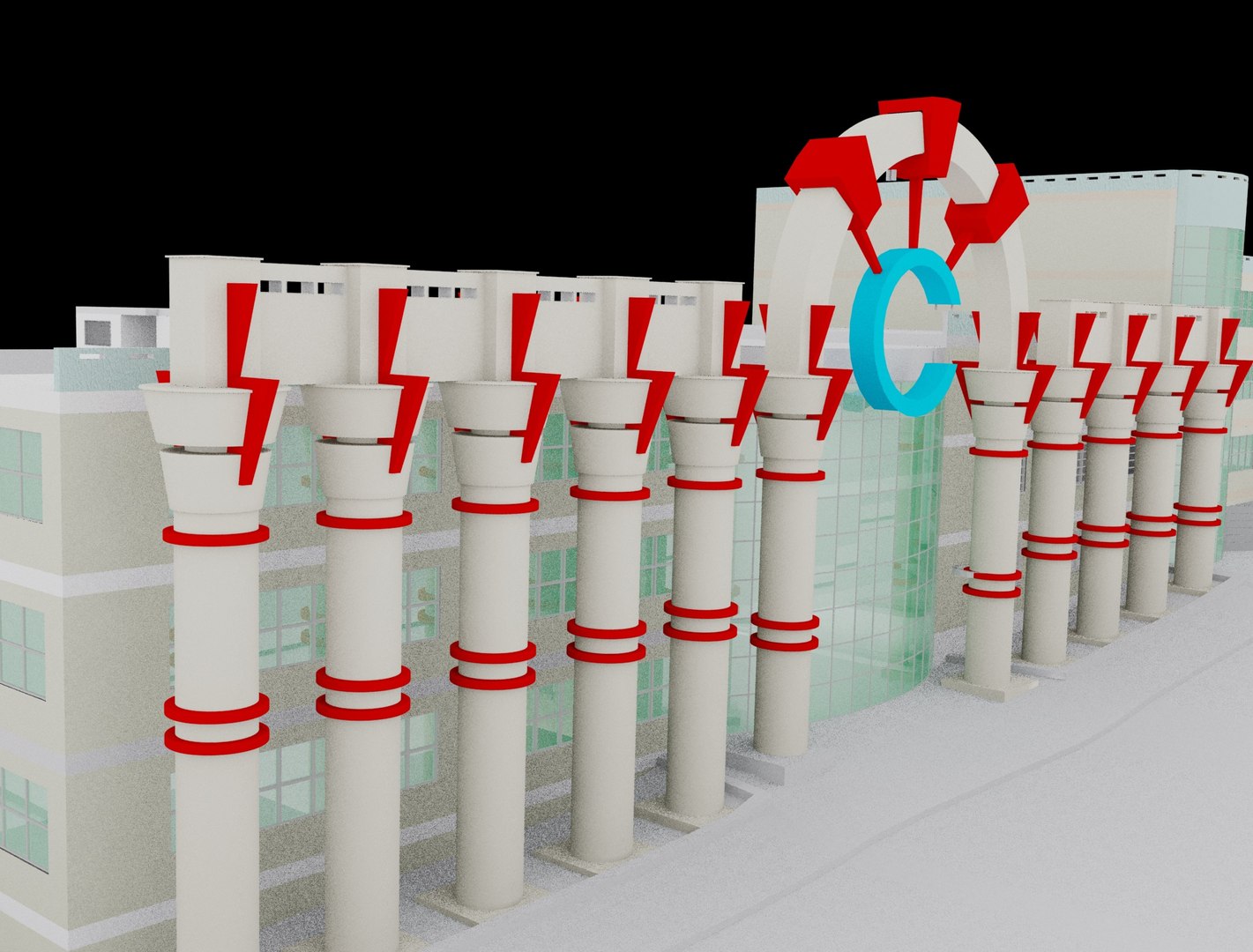 3d Model Of University