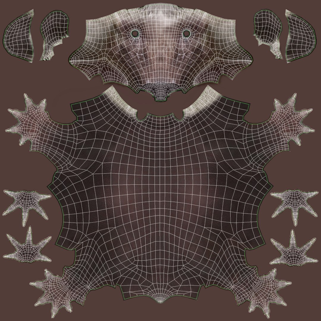 3d Hedgehog Fur Rigged