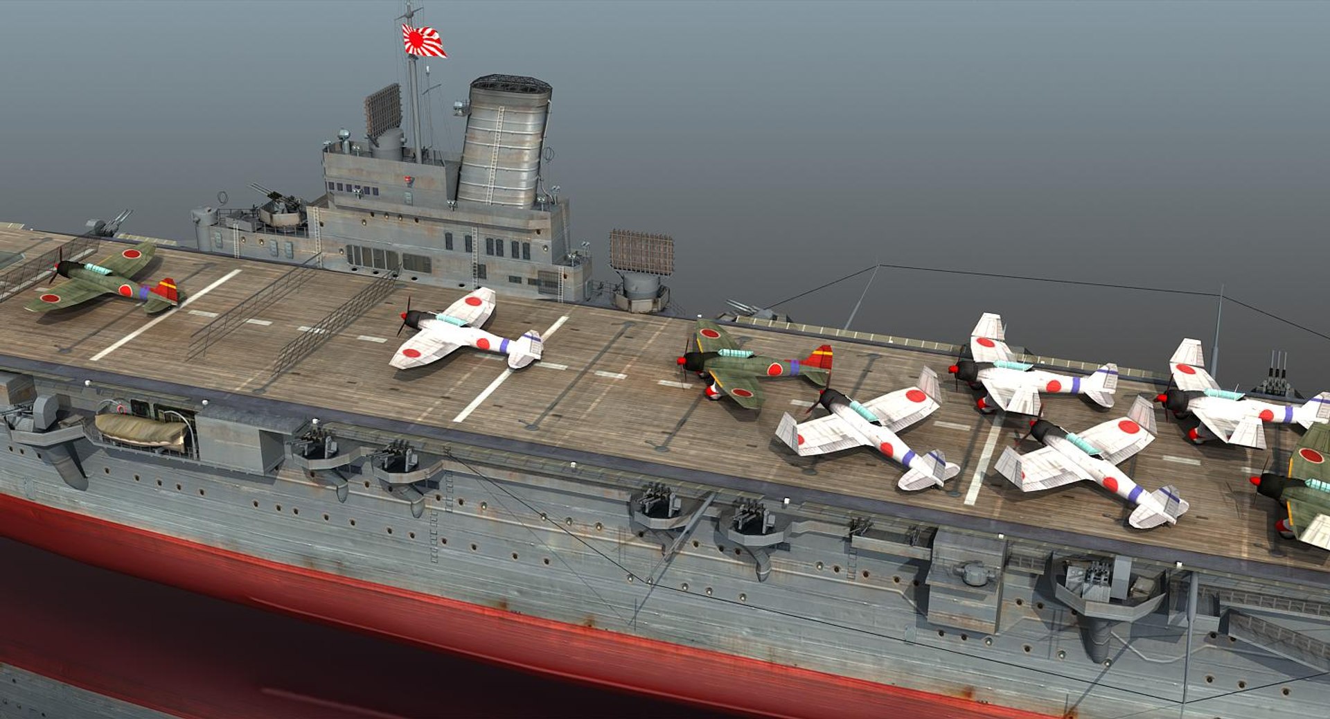 3D japanese aircraft carrier taiho - TurboSquid 1352951