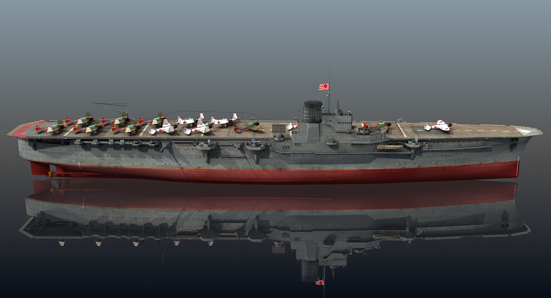 3D japanese aircraft carrier taiho - TurboSquid 1352951