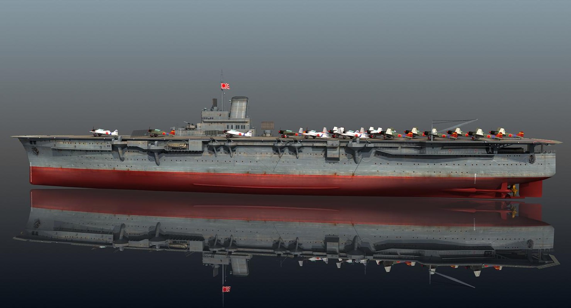 3D Japanese Aircraft Carrier Taiho - TurboSquid 1352951