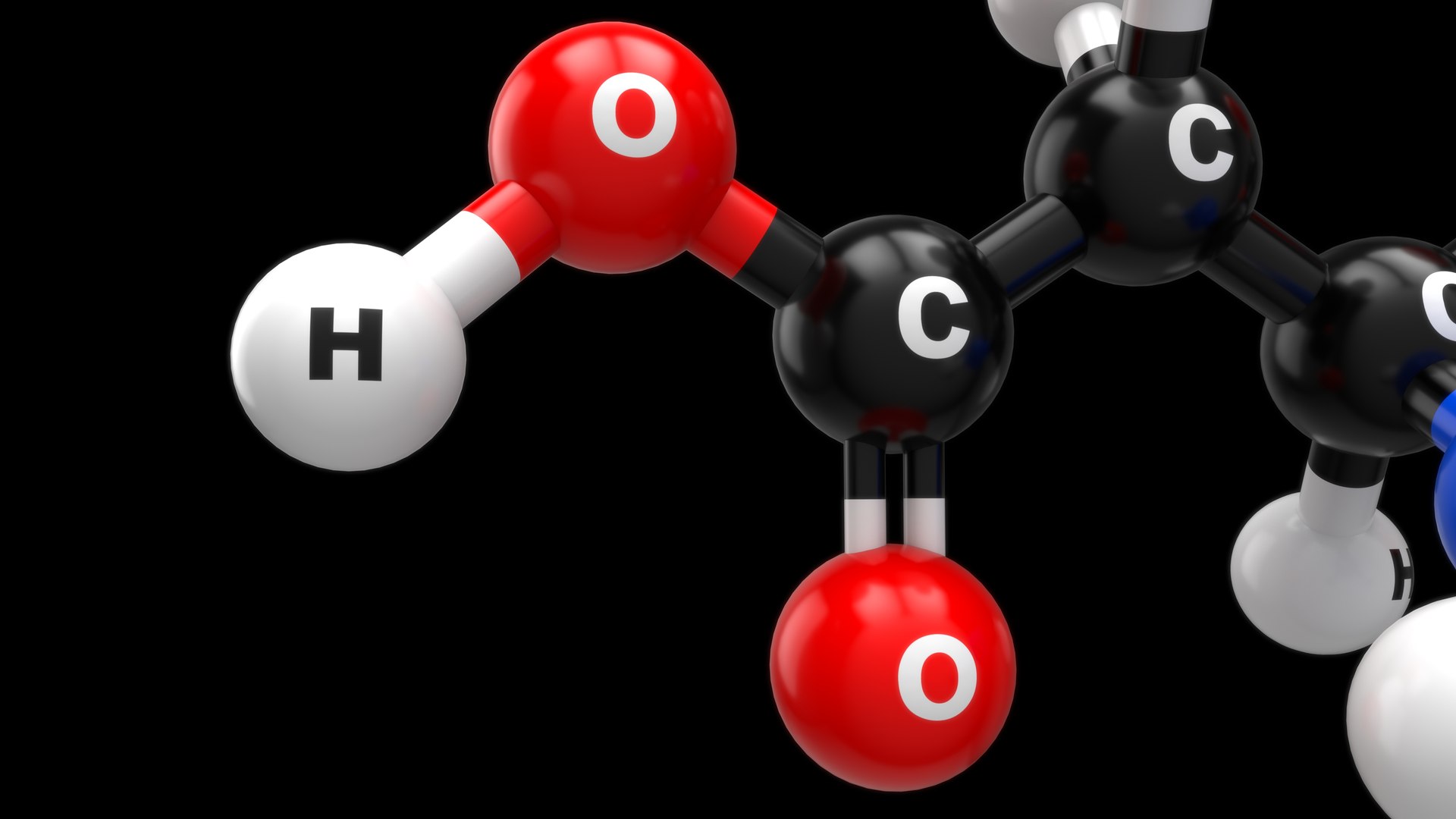 3D Aspartic Acid Structure - TurboSquid 2337642