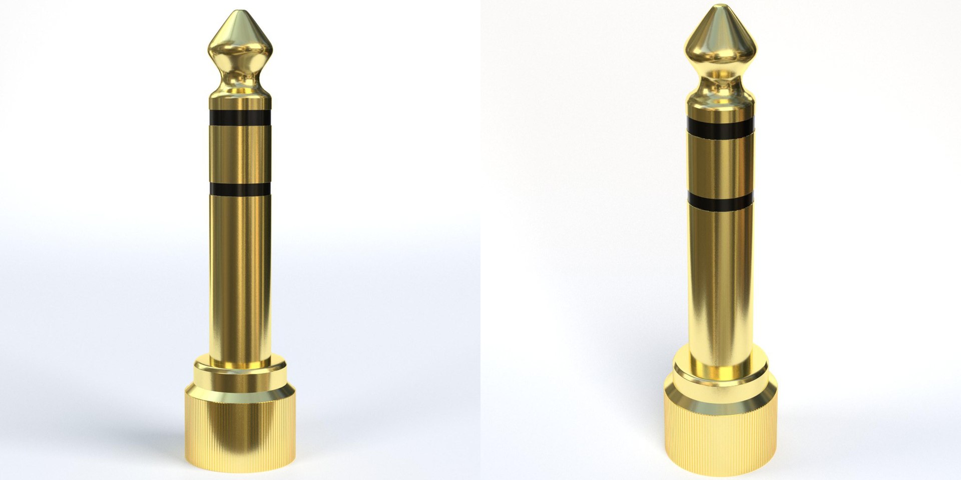 3D Model Stereo Jack Plug Adapter - TurboSquid 1642897