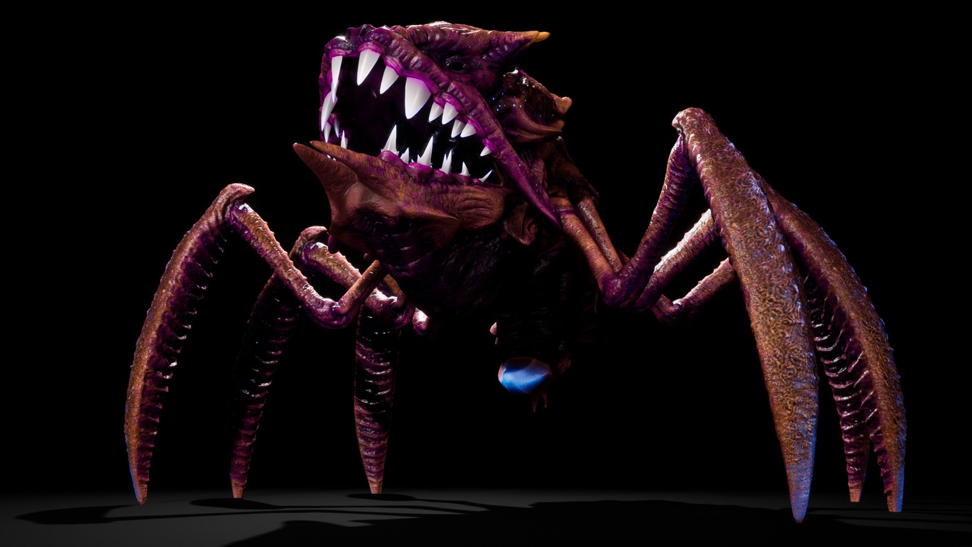 3D Alien Crab Monster Creature - TurboSquid 1449178