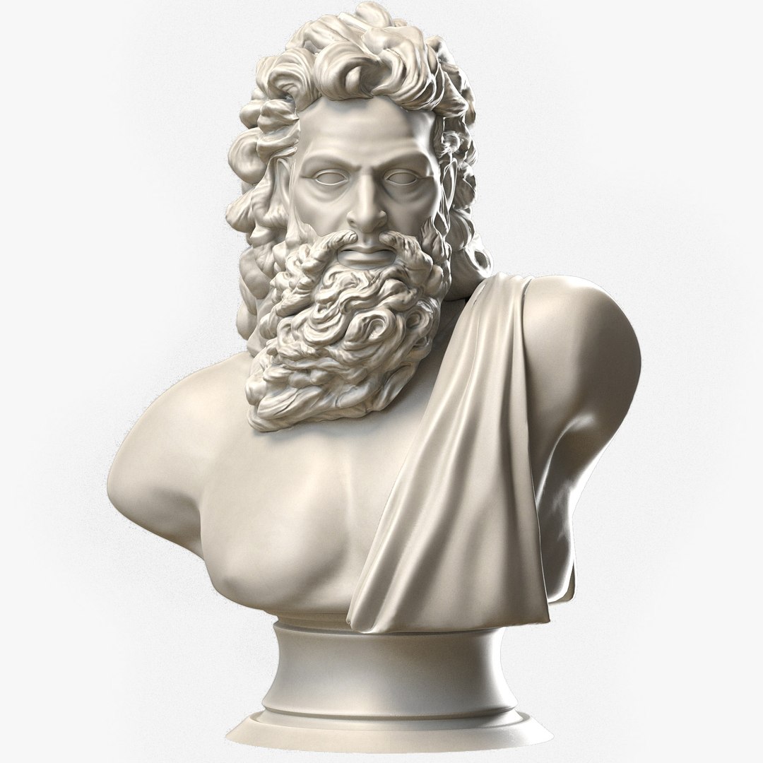 Zeus Bust Model 3D - TurboSquid 1781234