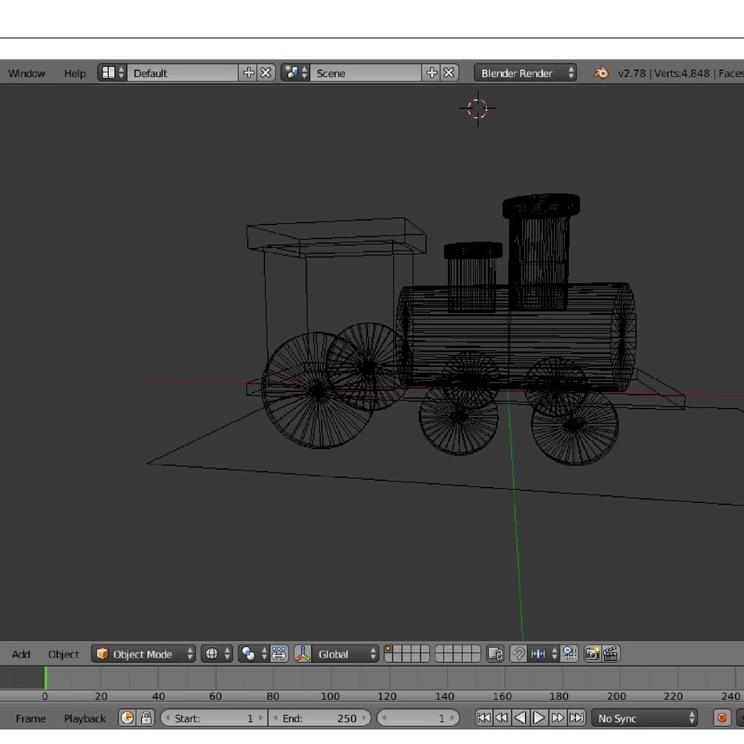 Simple Toy Train 3D - TurboSquid 2043392